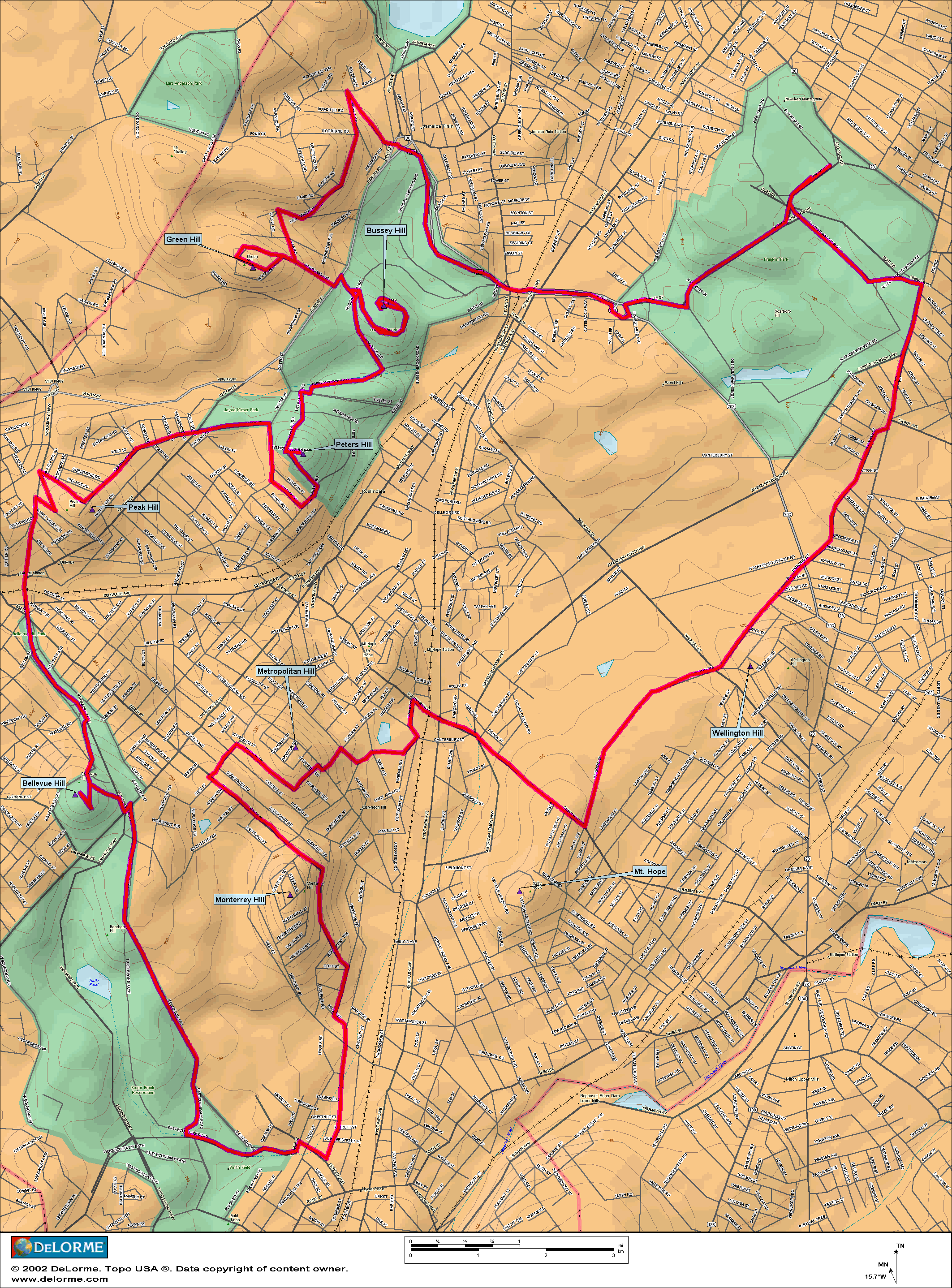 The Hills of Boston I: Roslindale, Hyde Park, West Roxbury, Jamaica Plain